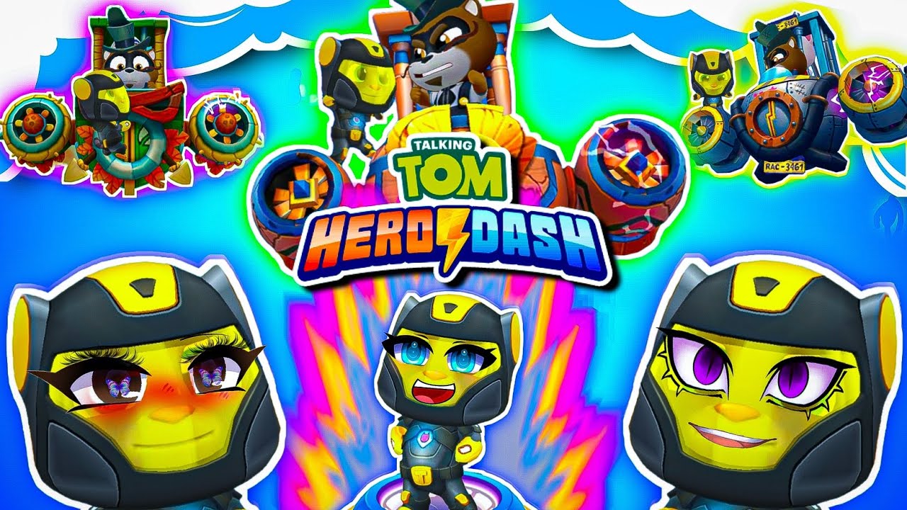 Talking Tom Hero Dash - All Bosses VS Jet Black Tom - Mission to Unlock ...