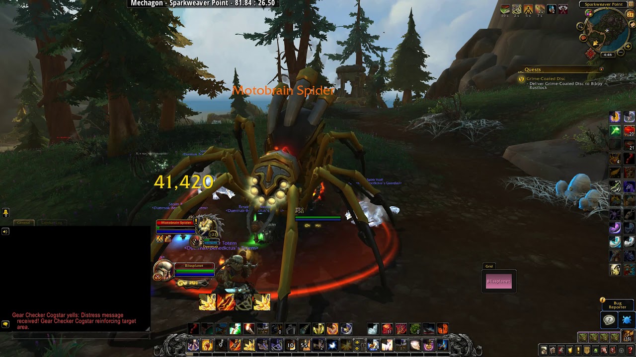 Motobrain Spider | 8.2 Mechagon Rare Elites - YouTube