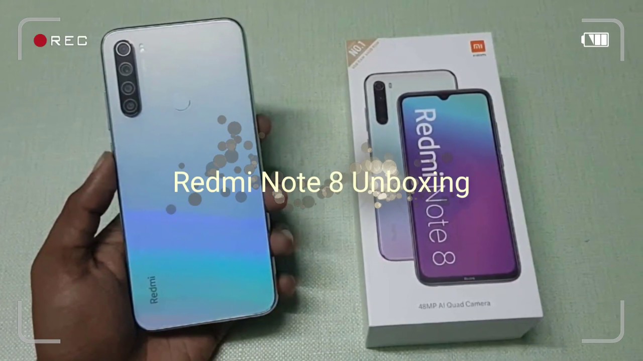 Redmi Note 8 Unboxin | 48MP Quad Camera | Xiaomi Redmi Note 8 Price In ...