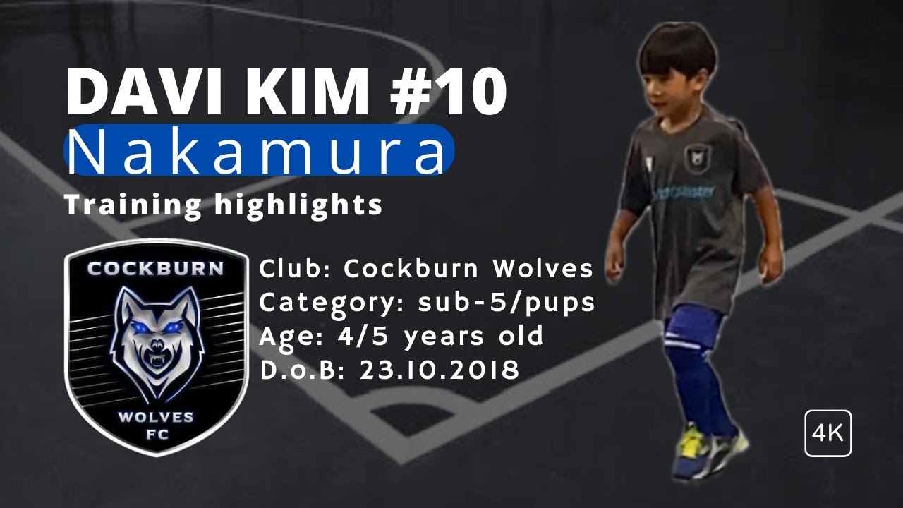 4/5 YEARS OLD BOY SOCCER - DAVI KIM - FIRST TRAINING at Under-7s - YouTube