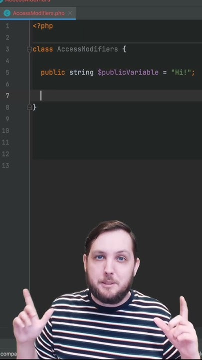 Access modifiers (scope) in OOP PHP - YouTube