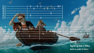 Celtic Irish Sea Shanty - Pirate Adventure [Full Acoustic Guitar Tab by ...