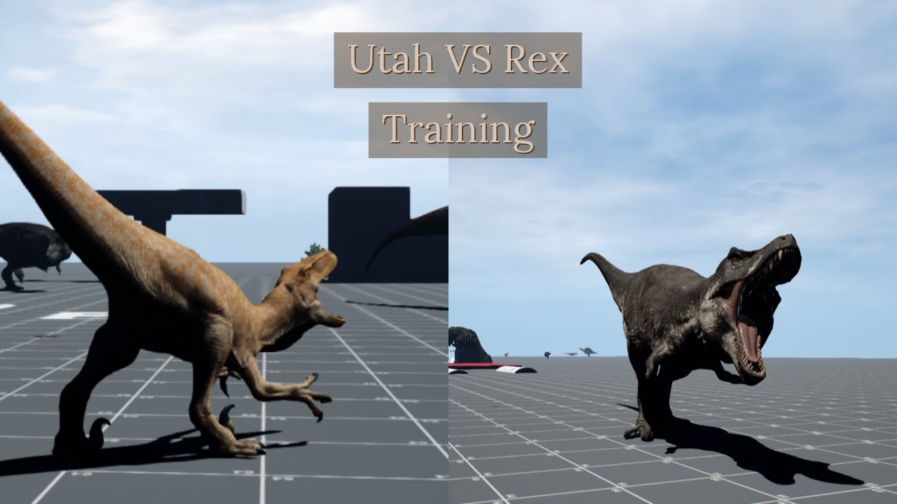 【The Isle】Utah Raptor and Rex Training! - YouTube