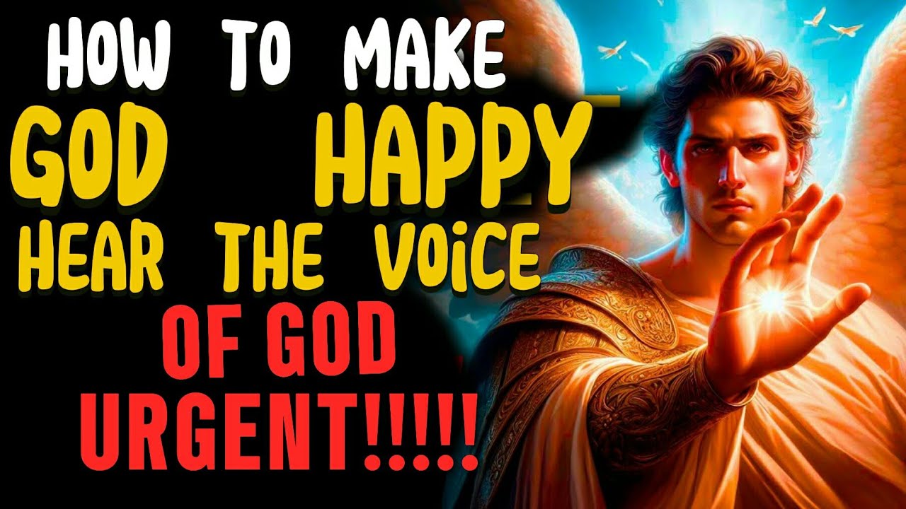 HOW TO MAKE GOD HAPPY : IT'S THAN YOU THINK - YouTube