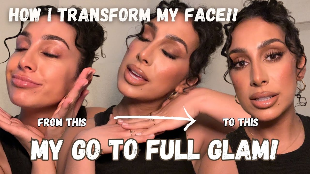 MY GO TO FULL GLAM!! How I transform my face! - YouTube