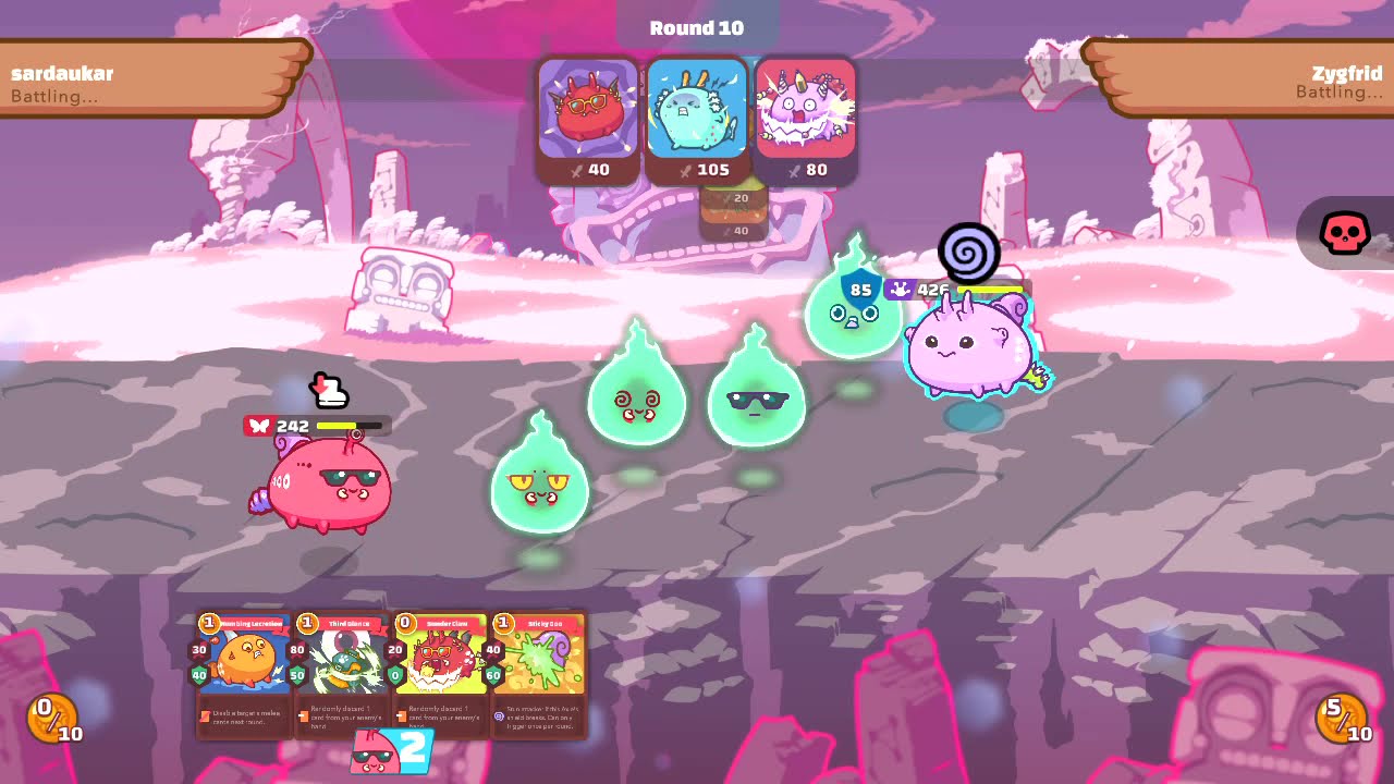 066 Bug v Terminator axie (Triple Discard Bug Team) - YouTube