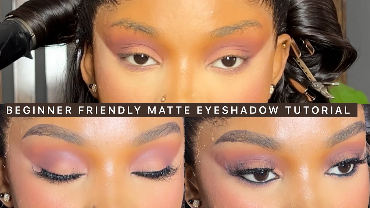 MATTE EYESHADOW TUTORIAL FOR BEGINNERS (very detailed) - YouTube