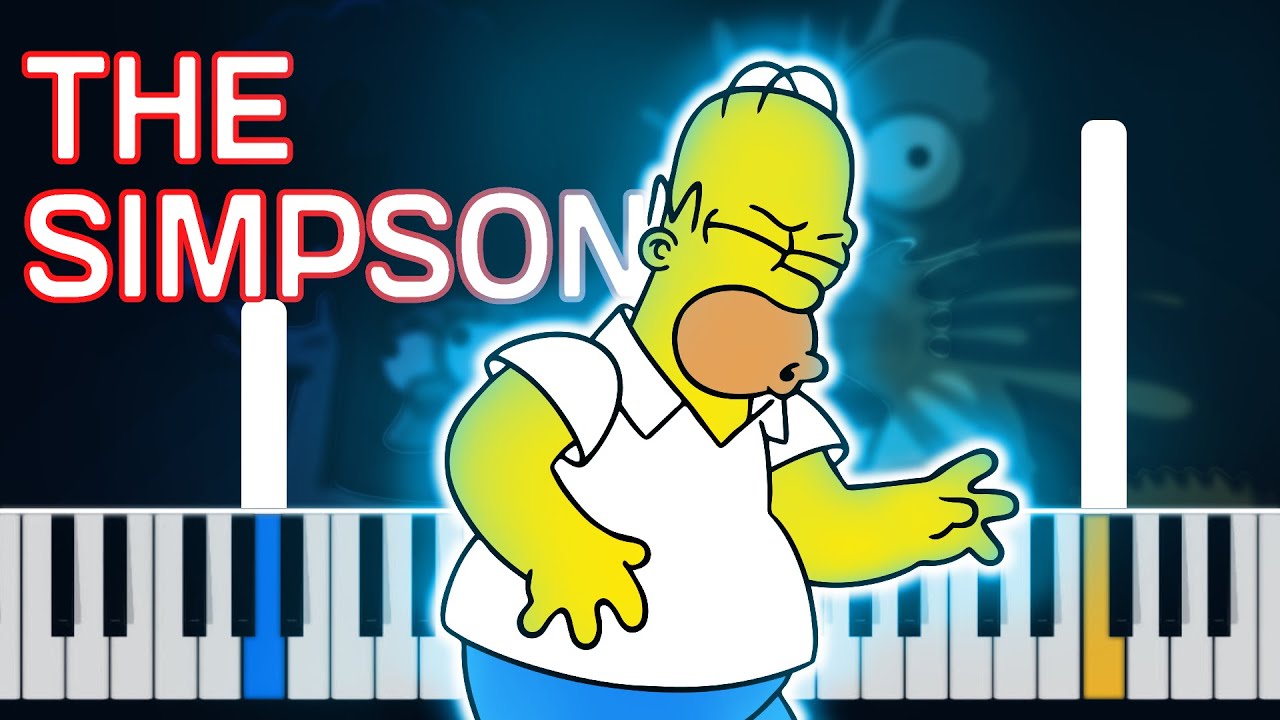 The Simpsons Theme Piano - YouTube