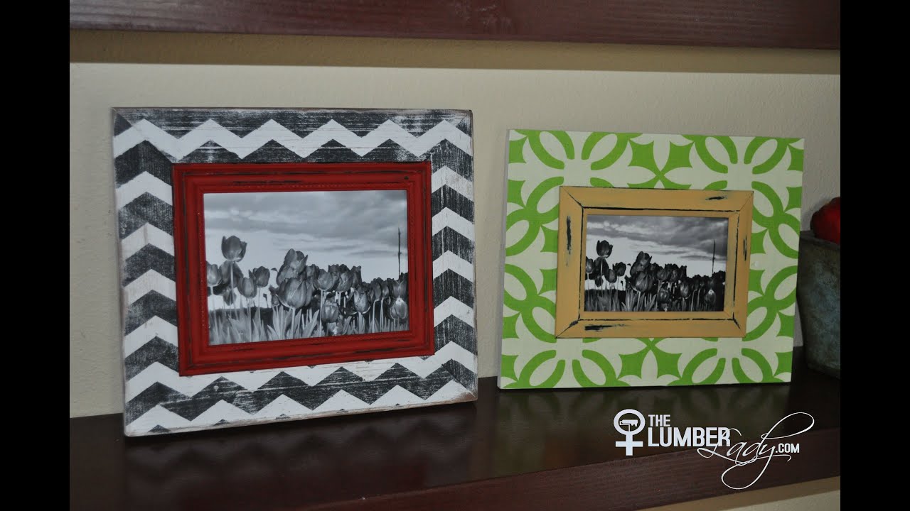 DIY Decorative Layered Frame - YouTube