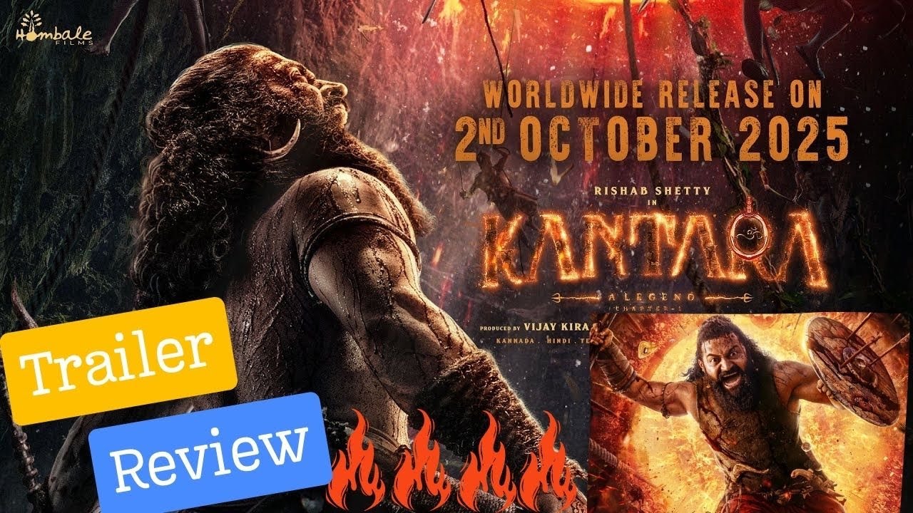 Kantara chapter 1 trailer review - YouTube
