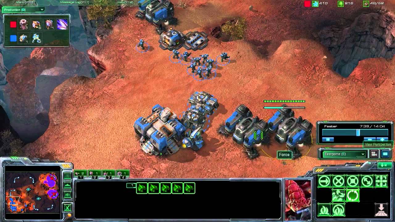 StarCraft 2 - [T] Marine Tank - Strategy - YouTube