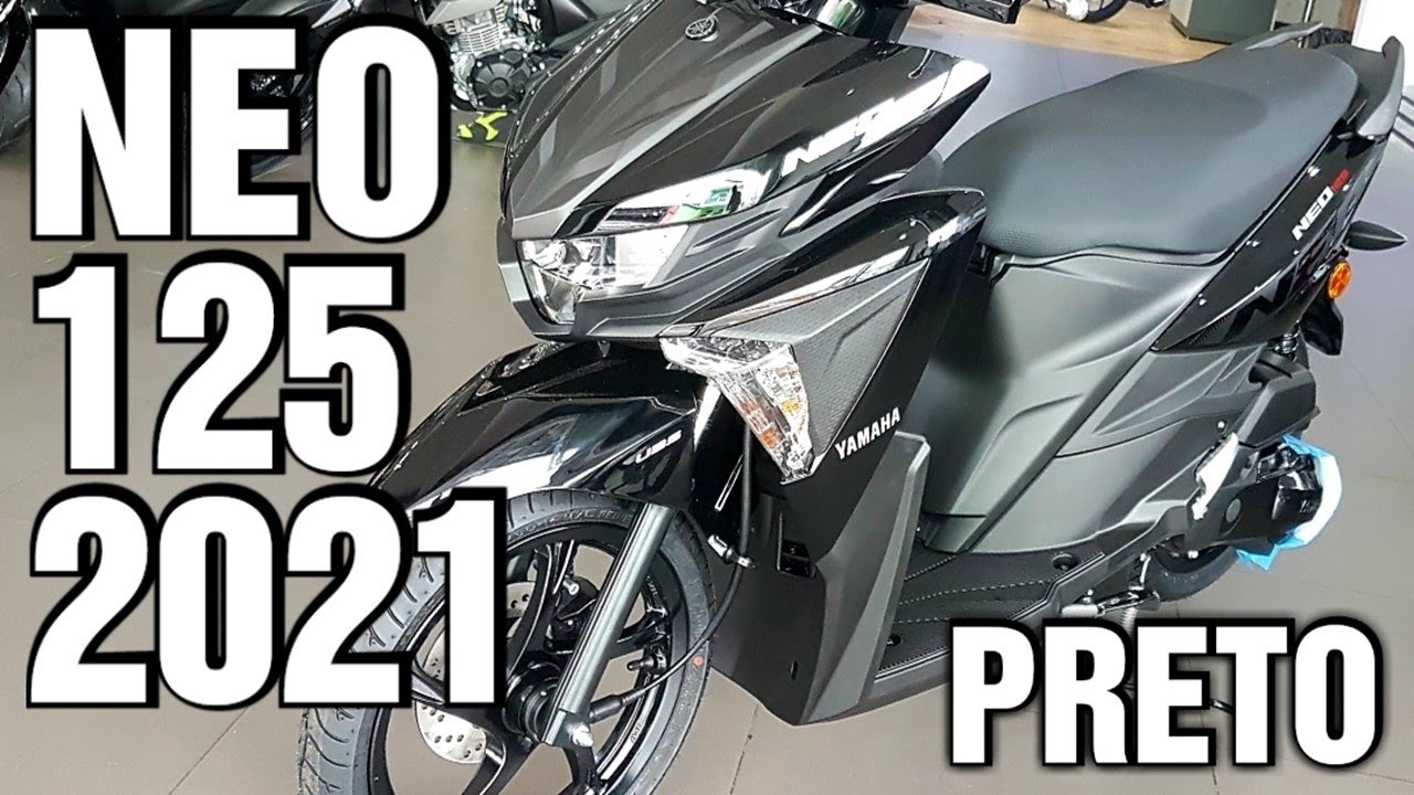 Yamaha Neo 125 2021 - Nova cor Preto - Em detalhes! - YouTube
