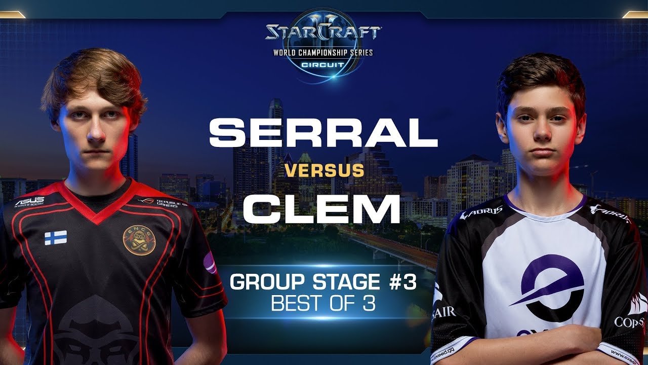Serral vs Clem ZvT - Group A Stage 3 - WCS Austin 2018 - StarCraft II ...