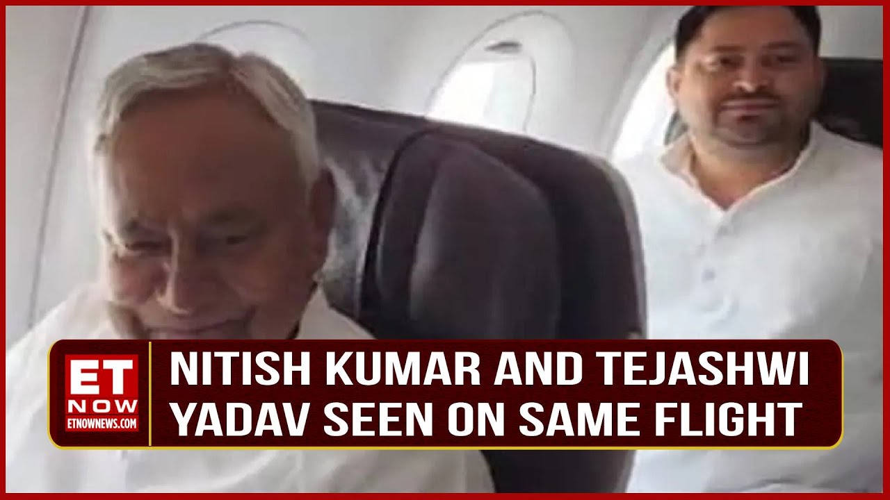 Former Allies Nitish Kumar and Tejashwi Yadav on Same Flight: What's ...