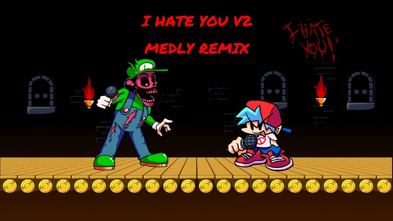 Fnf Mario Madness I Hate You