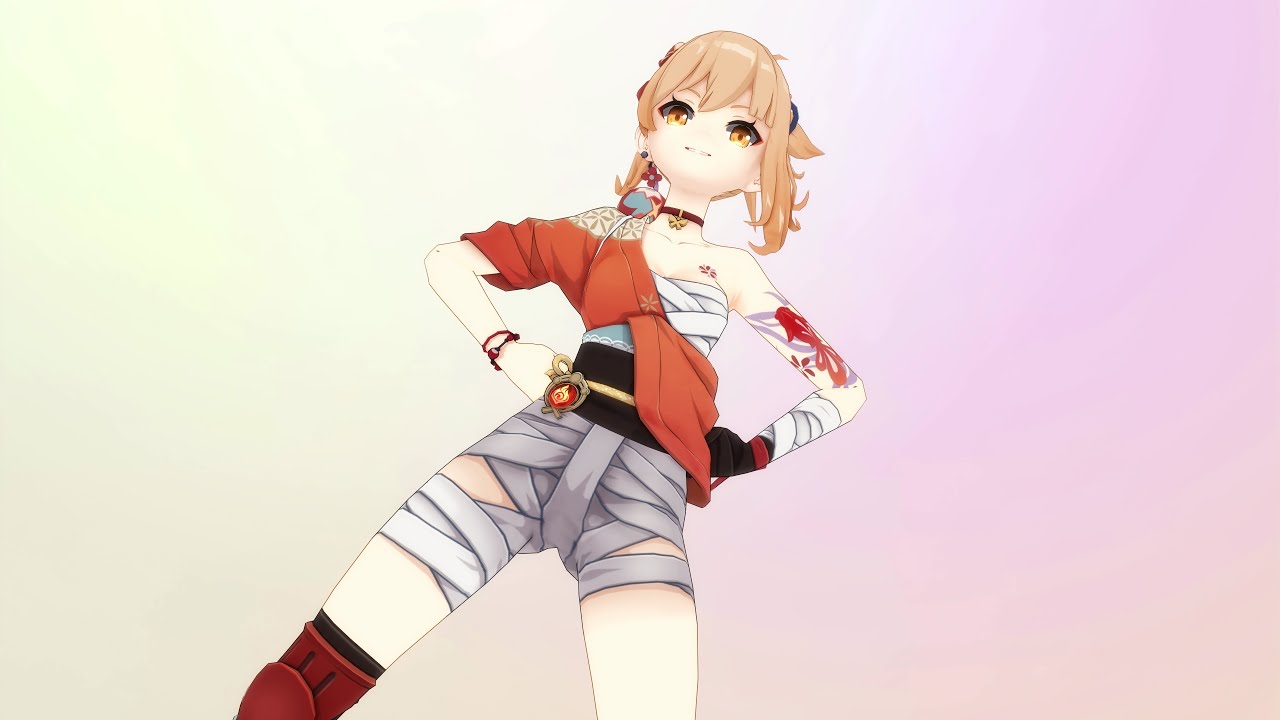 [MMD/Genshin Impact] Yoimiya - Bass Knight - YouTube