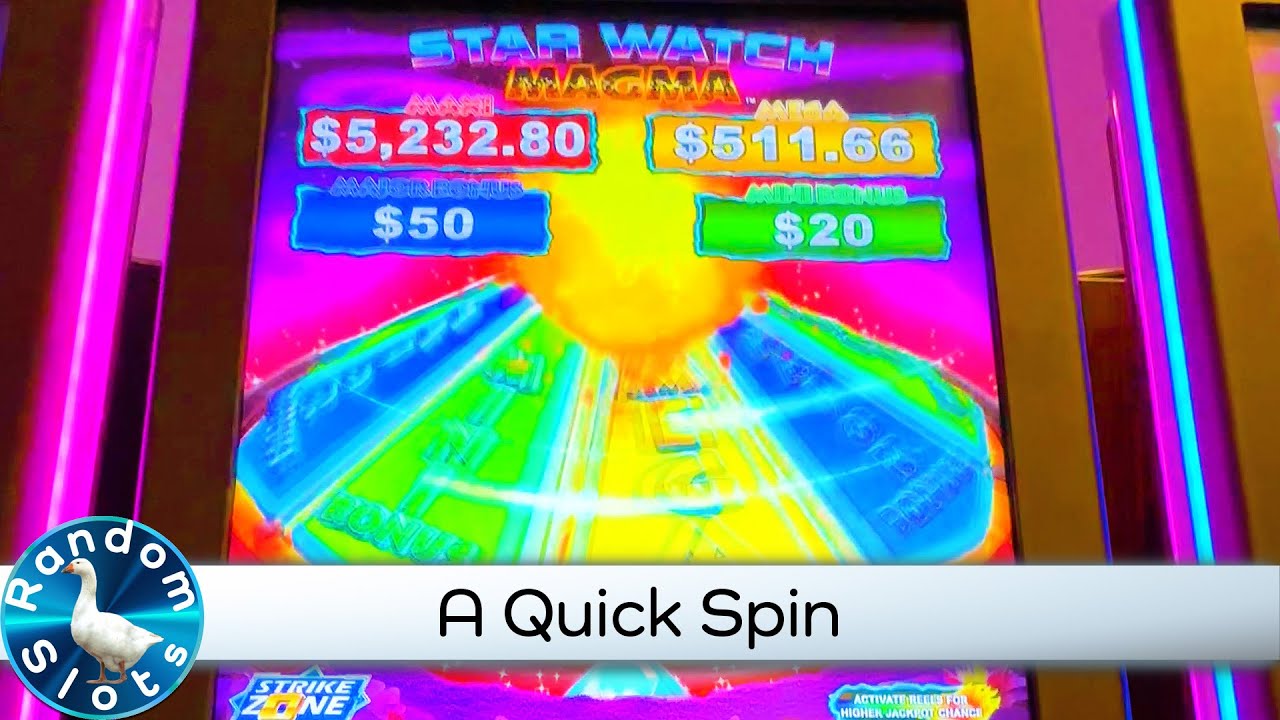Star Watch Magma Slot Machine Quick Spin - YouTube