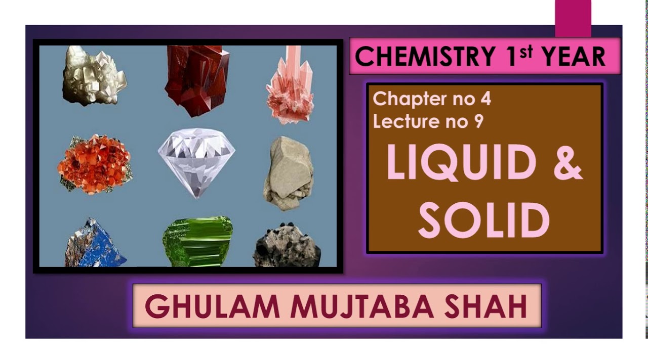 Classification of crystals& 7 Crystal system# Chapter 4#Lecture 9 #1st ...