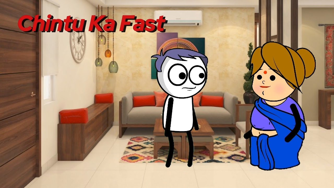 Chintu Ka Fast | Mooohit Shobhit Cartoons | Comedy - YouTube