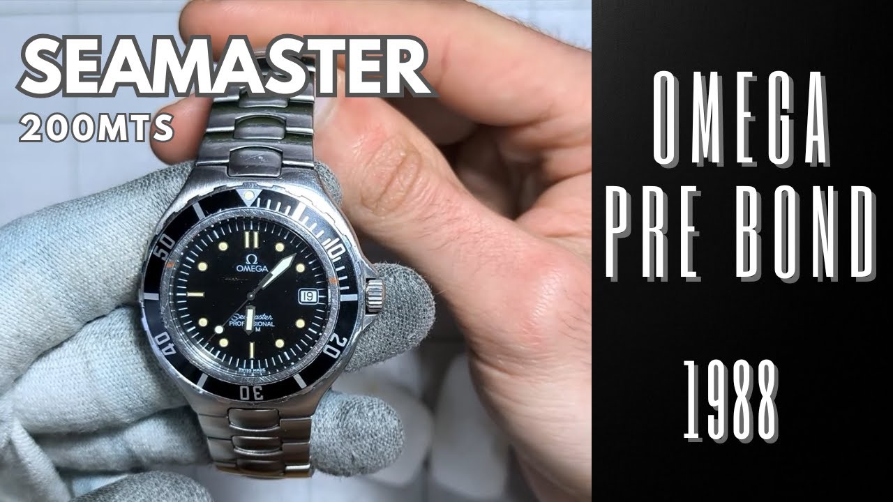 Reloj OMEGA Seamaster Professional 200M Pre Bond 1988 - YouTube