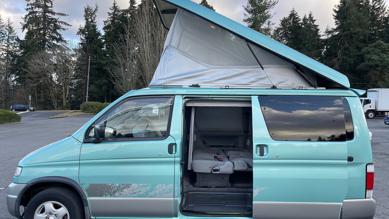 1996 MAZDA BONGO FRIENDEE AERO FREE TOP TOP 2.5L V6 cylinders 71,000mi ...