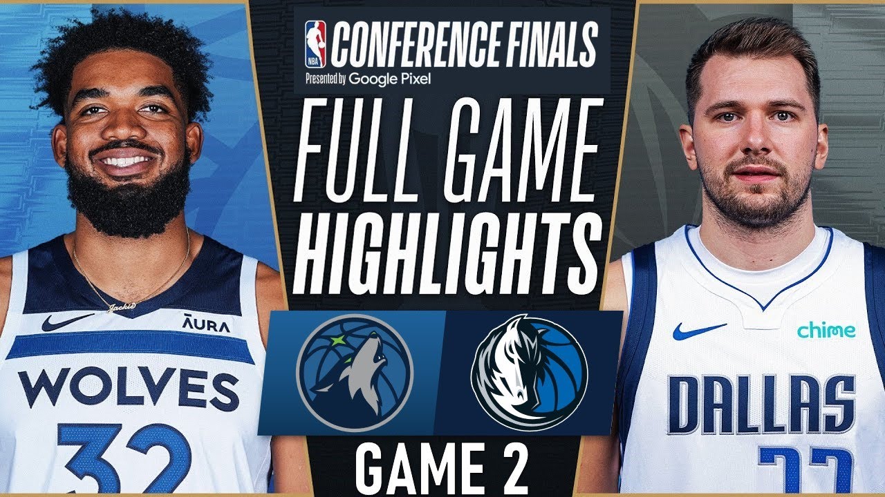 TIMBERWOLVES vs MAVERICKS FULL GAME 2 HIGHLIGHTS | May 24, 2024 | NBA ...