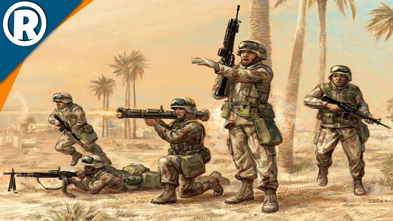 USMC ASSAULTS URBAN CENTER | COD WW3 | Men of War: Assault Squad 2 [MOD ...