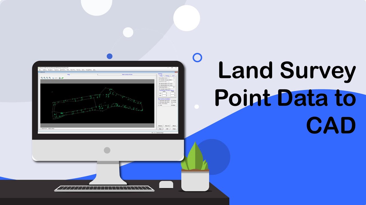 Land Survey Point Data to CAD - Help Tutorial - YouTube