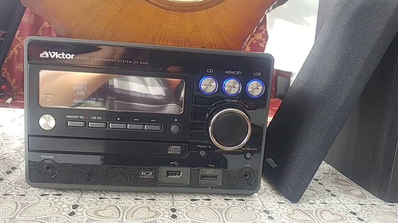 Victor DM8 ( Memory , cd , usb , ipod ) giải mã K2 - YouTube