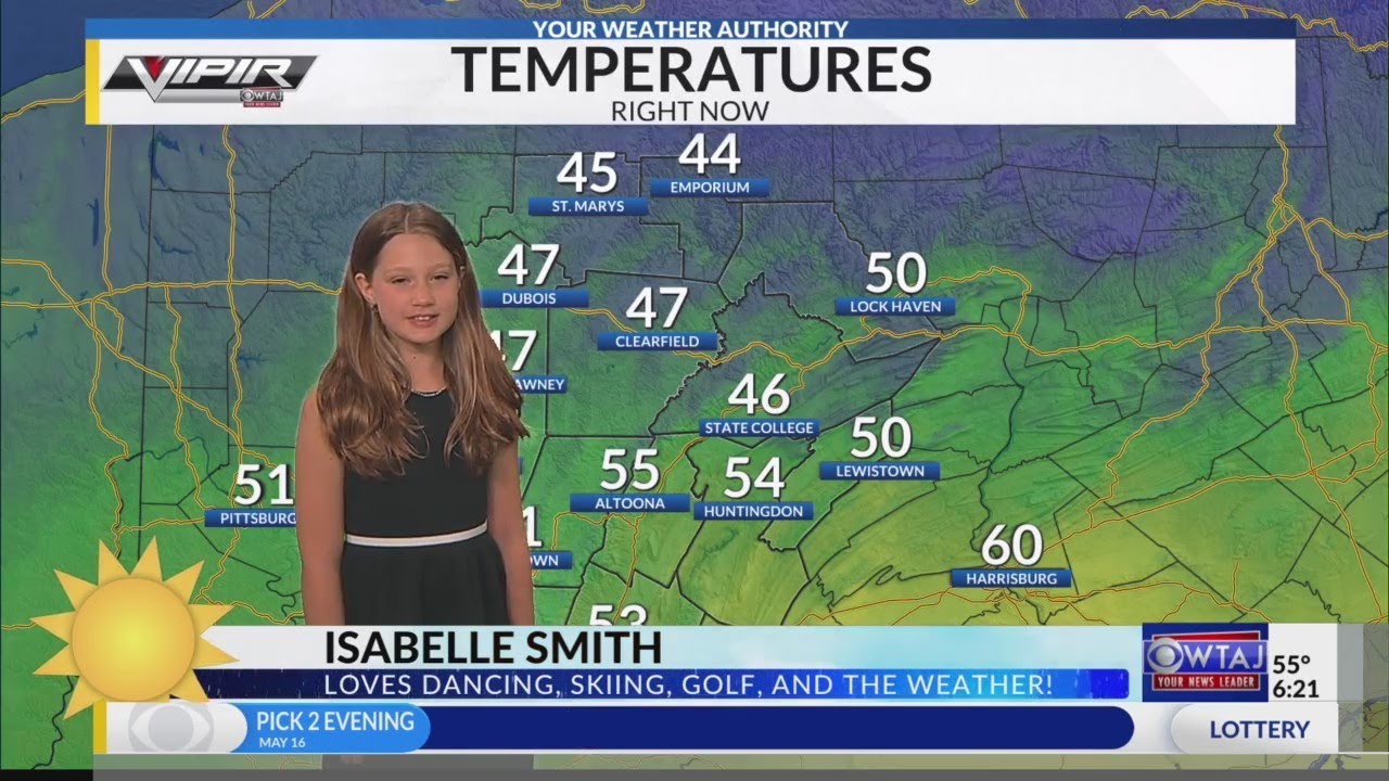 Weather Kid Wednesday: Isabelle Smith - YouTube