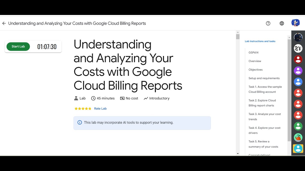 Understanding and Analyzing Your Costs with Google Cloud Billing Reports | #GSP614 | Lab ...