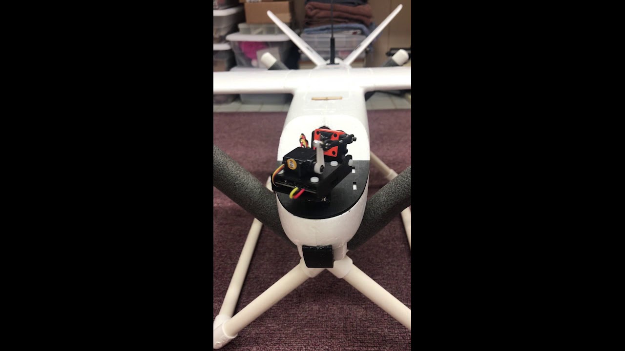 X-UAV Mini Talon Pan and Tilt - YouTube