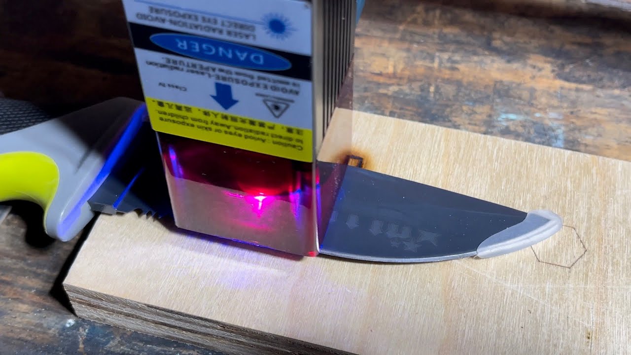 Comgrow Z1 / Comgo Z1 10 w dual diode laser review. Laser engraving ...