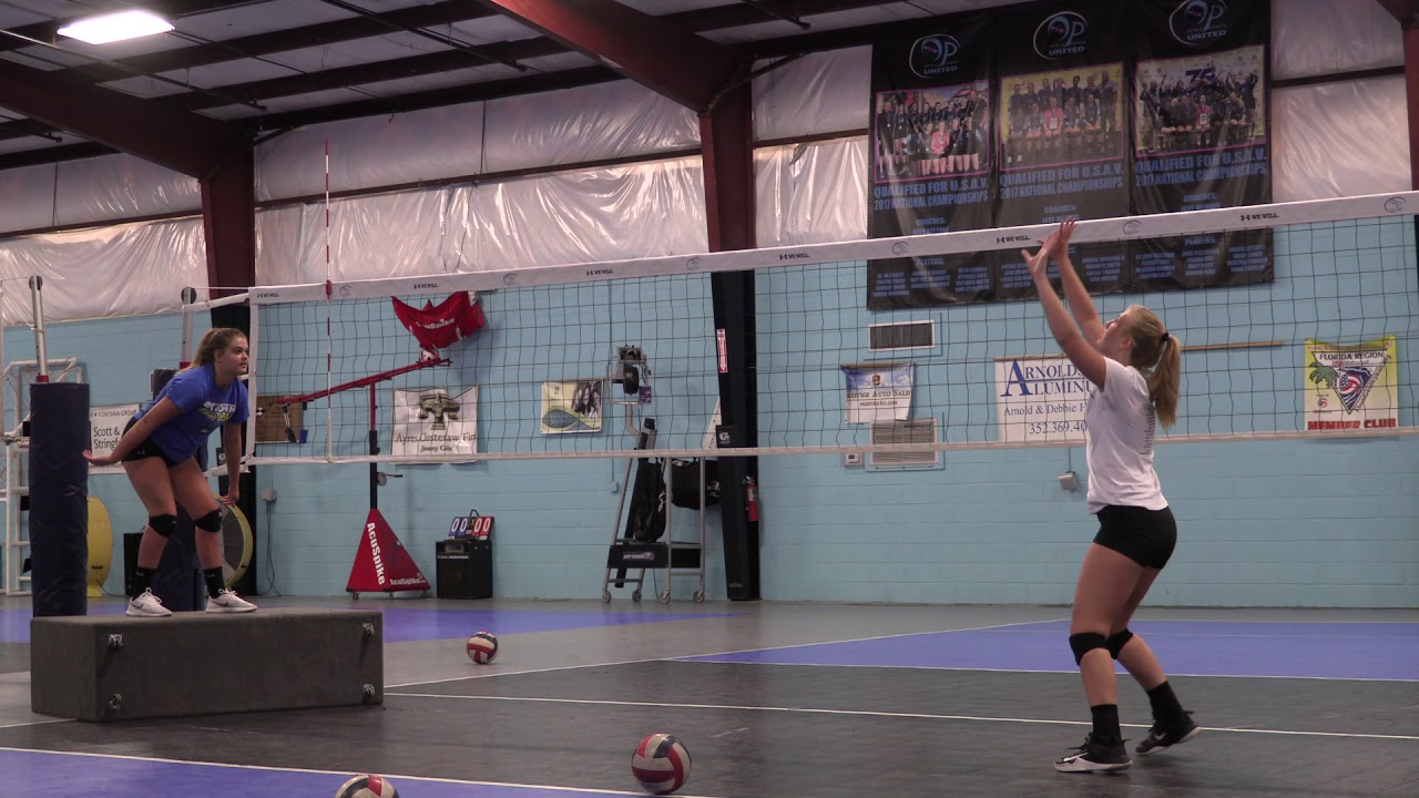 7.7.19 I Savannah and Saylor I Volleyball with Coach Bert clip#2 - YouTube