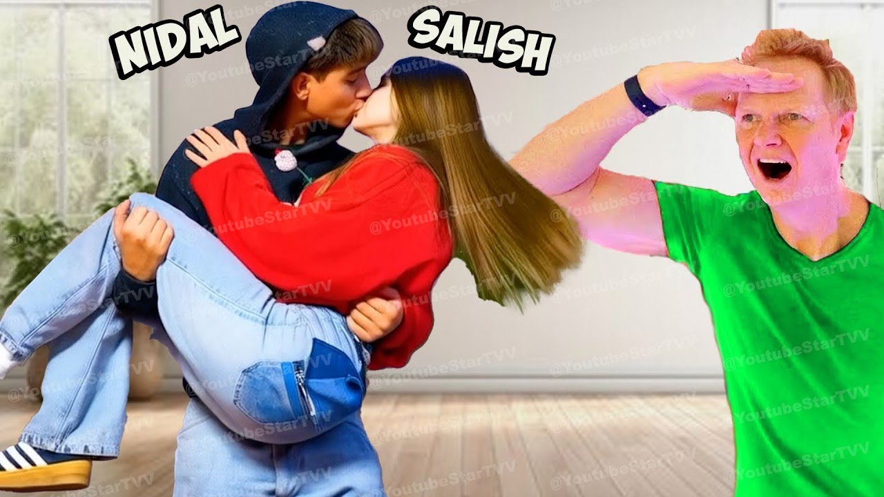 FINALLY! Salish and Nidal’s FIRST KISS Caught on Camera! | Nalish Edit - YouTube