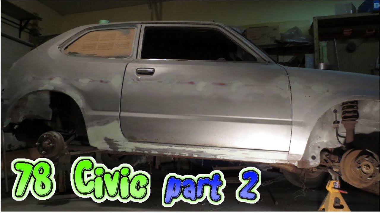 pt 2 '78 Honda Civic CVCC rare survivor saved from death! The resto ...