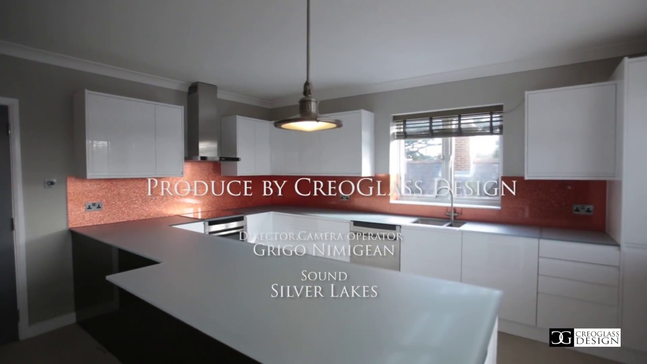 100% Luxury Copper Splashback & Non-Scratch Glass Worktop by Creoglass ...