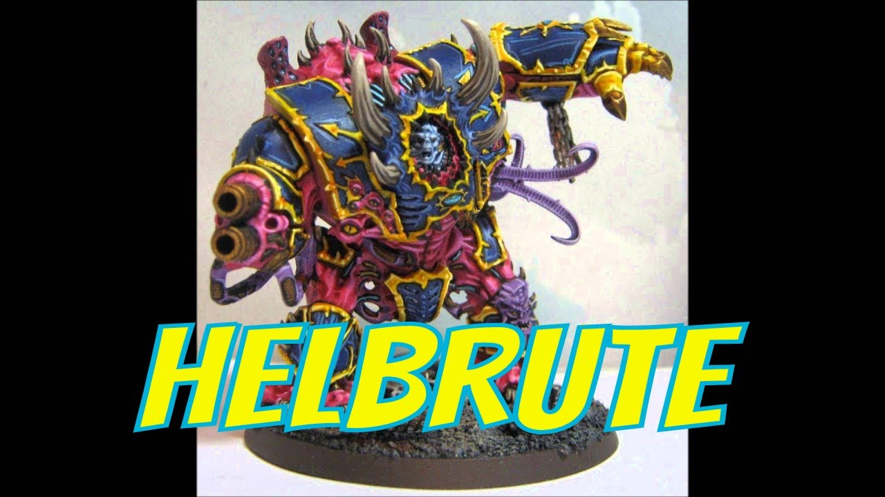 Thousand Sons Helbrute - YouTube
