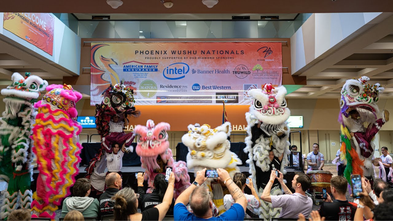 Lion Dance Closing Ceremony - Phoenix Wushu Nationals 2022 - YouTube
