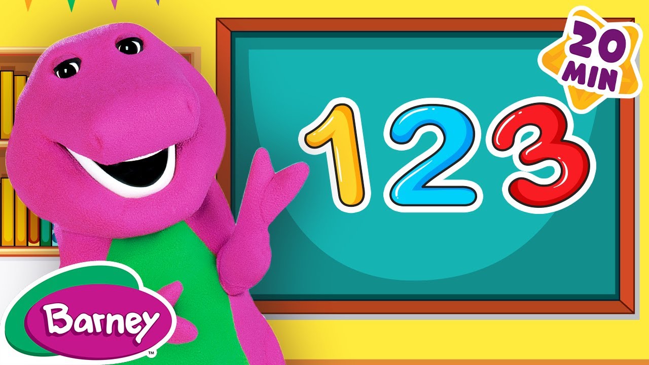 Counting 1-2-3 | Learning Numbers for Kids | Barney Songs and Nursery ...