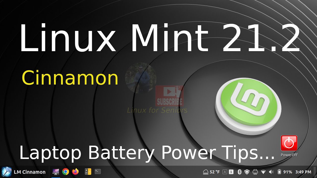 Linux Mint 21.2 - Cinnamon - Laptop Battery Power Tips. - YouTube