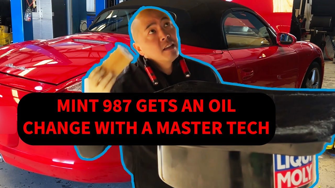 Porsche 987 Boxster Oil Change with a Porsche Master Tech - YouTube