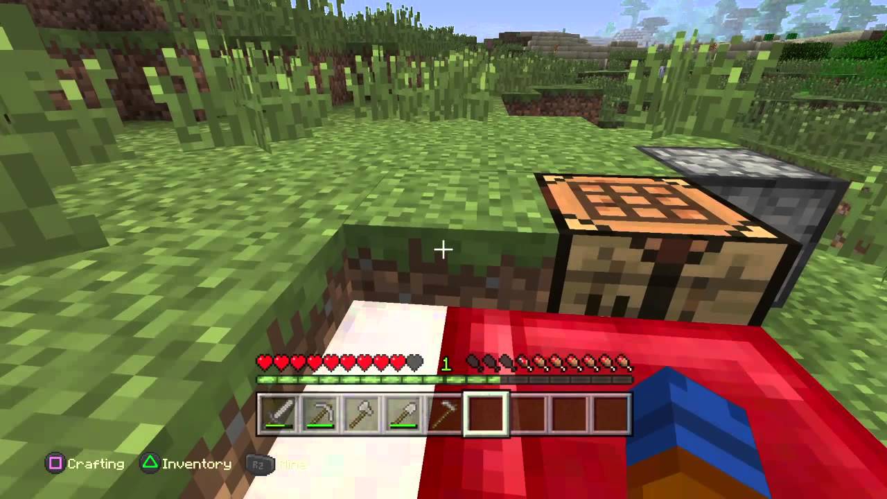 Minecraft building a house ps4 - YouTube