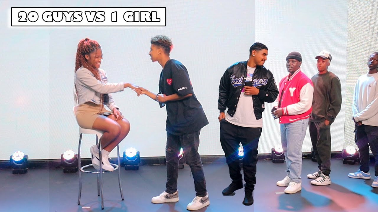 20 GUYS VS 1 GIRL SOUTH AFRICA 🇿🇦 - YouTube