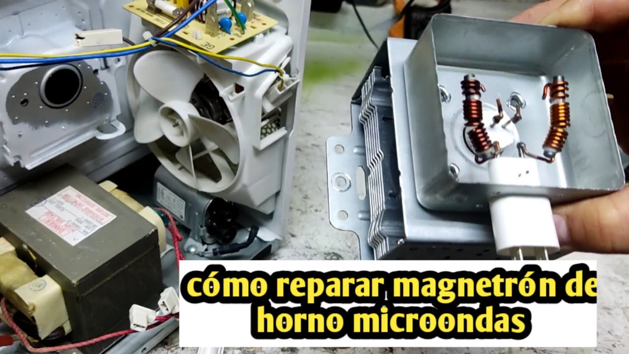 cómo reparar Magnetrón de horno microondas Cuando no calienta - YouTube