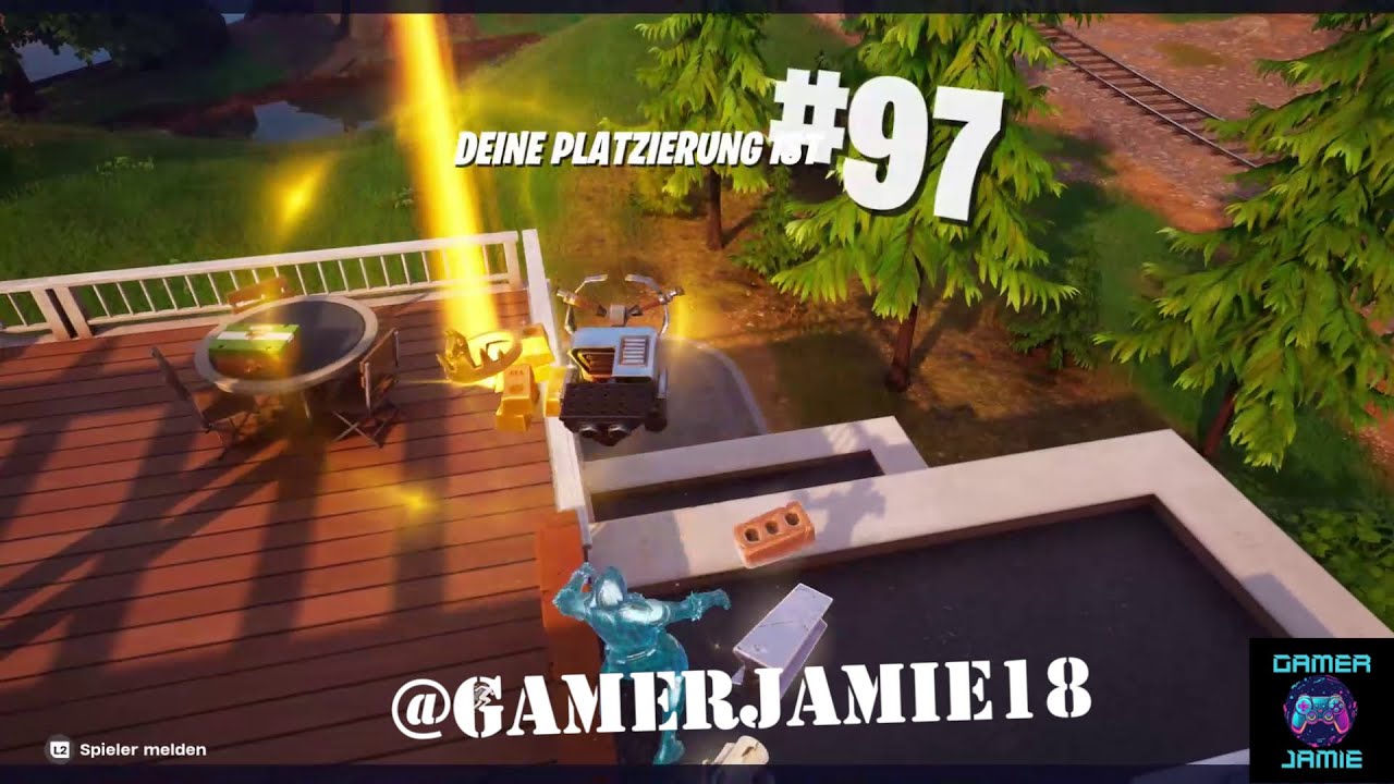 Fortnite - Tod durch Fall Damage - YouTube