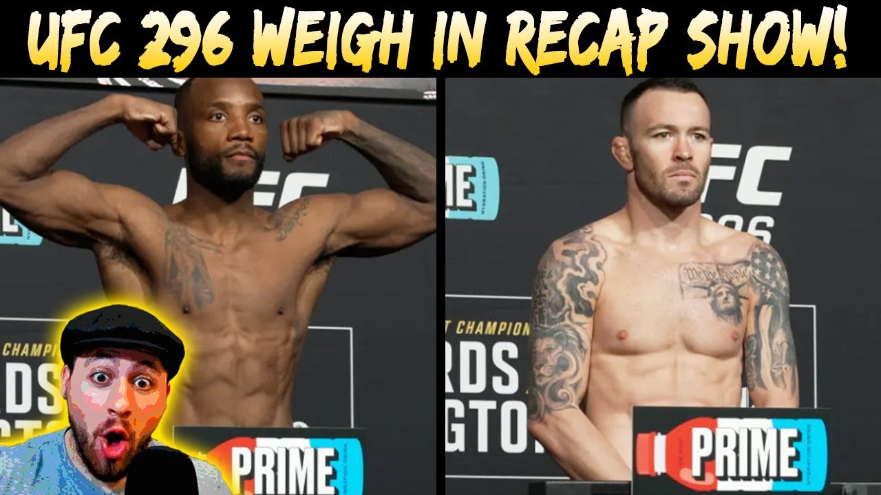 UFC 296 Edwards vs Covington Predictions & Betting Breakdown | Weigh In ...