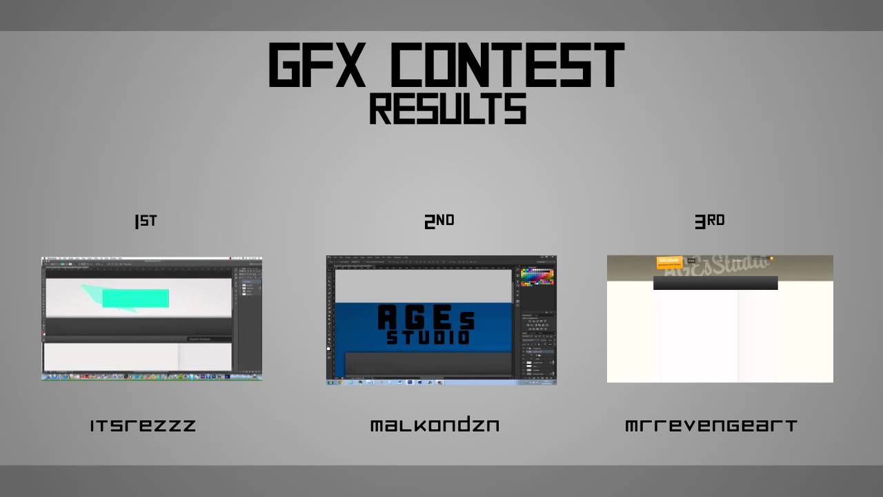 GFX Contest Results - YouTube