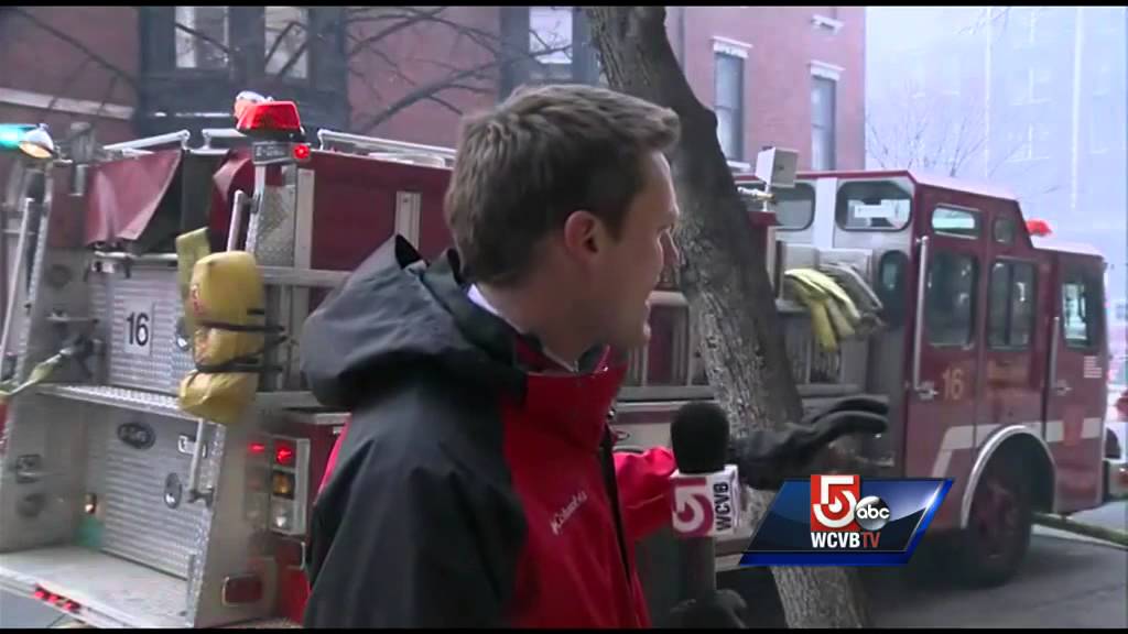 Firefighters injured in massive Back Bay fire - YouTube