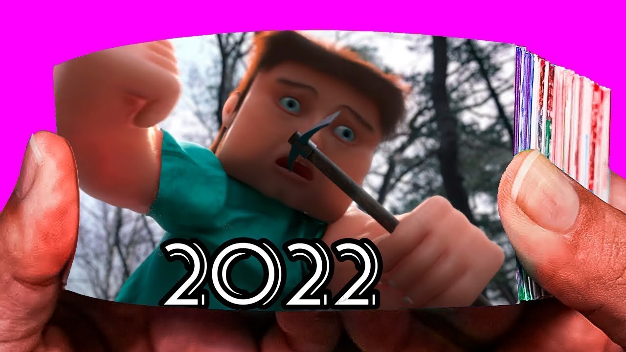 Evolution of Steve in Minecraft Flipbook - YouTube